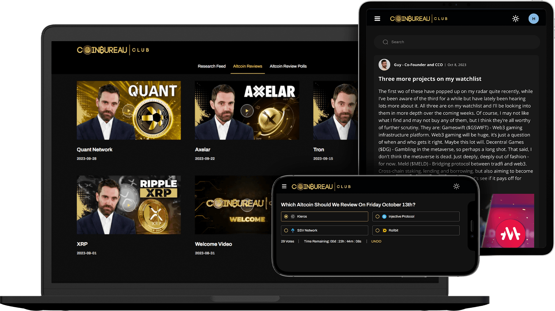 Sign Up - Coin Bureau Club